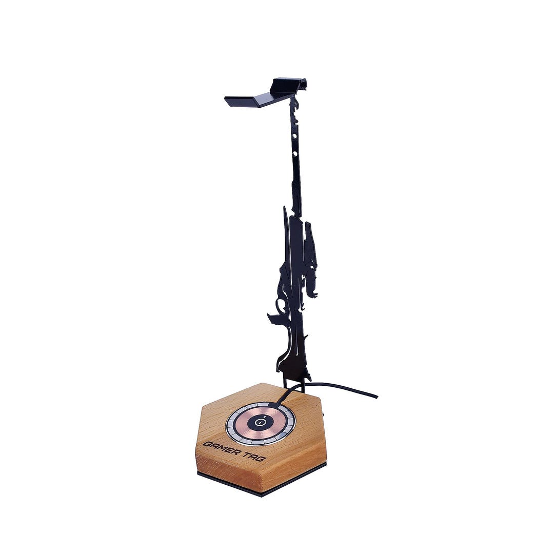 Sniper Rifle Style Mobile Gamer Stand – Wireless Charging Holder for ...