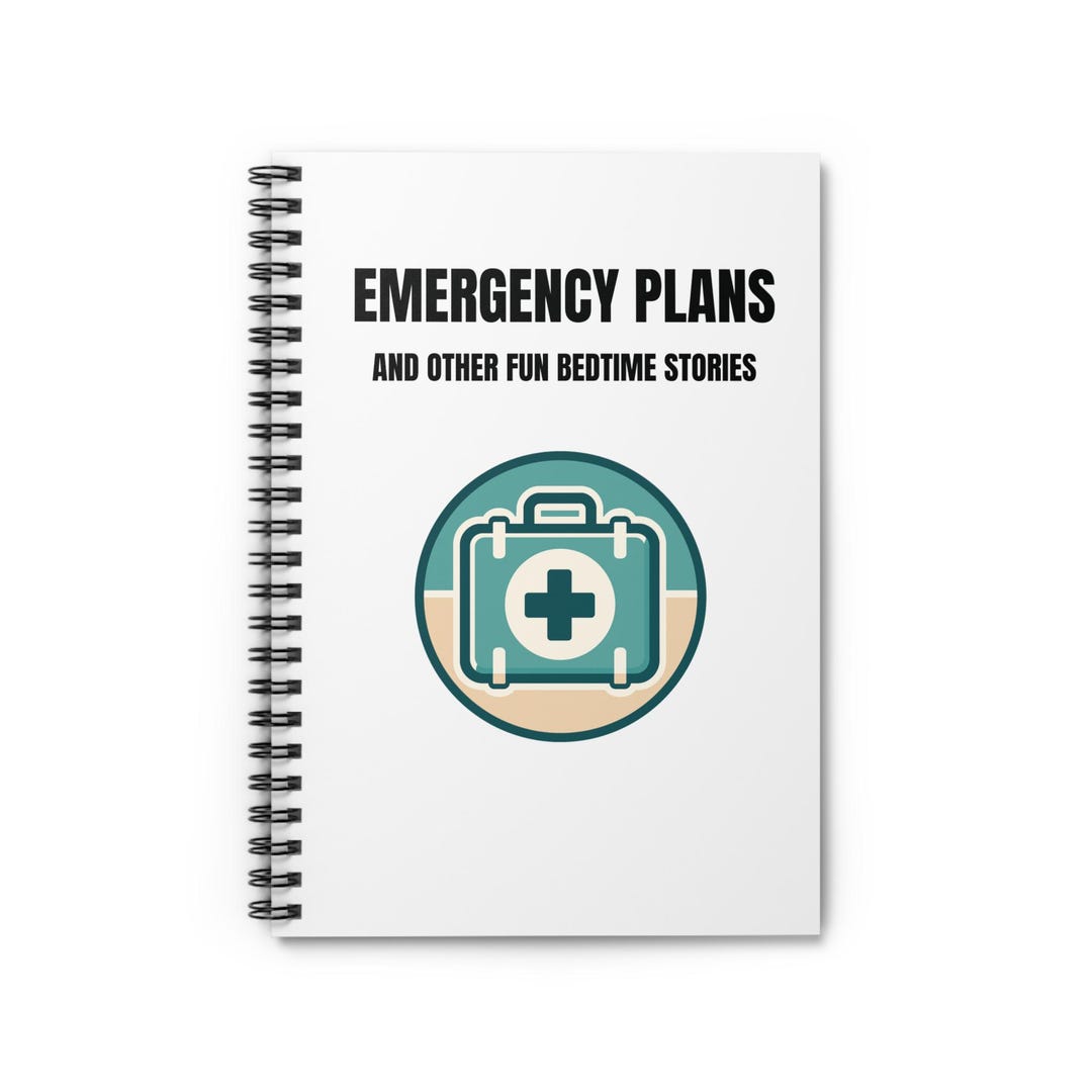 Emergency Plans Spiral Notebook - Journal Planner - Etsy