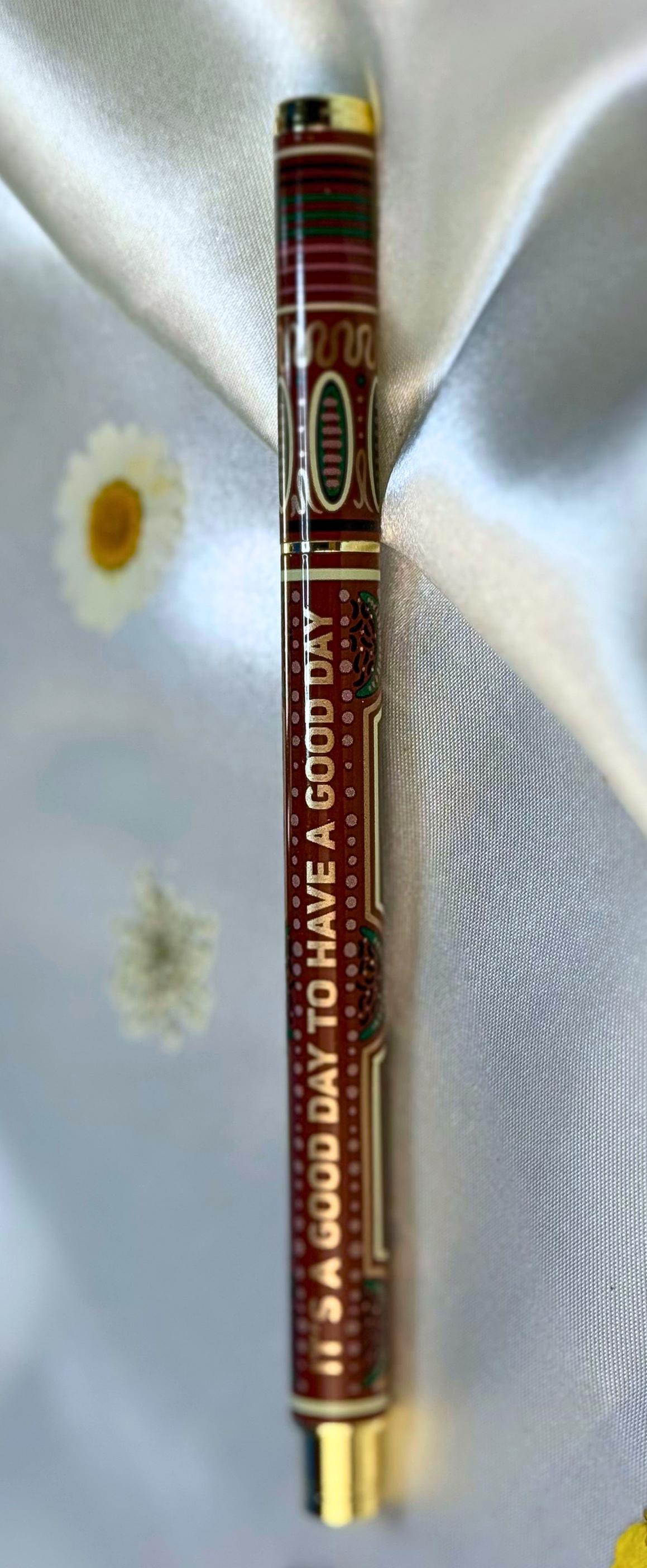 Refillable Ballpoint Pen Cinnamon Brown | Metal Ballpoint Pen With ...