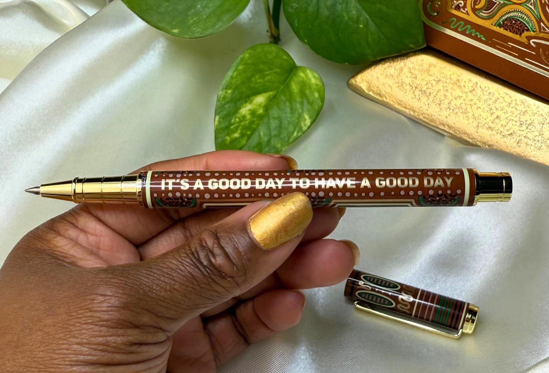 Refillable Ballpoint Pen Cinnamon Brown | Metal Ballpoint Pen With ...
