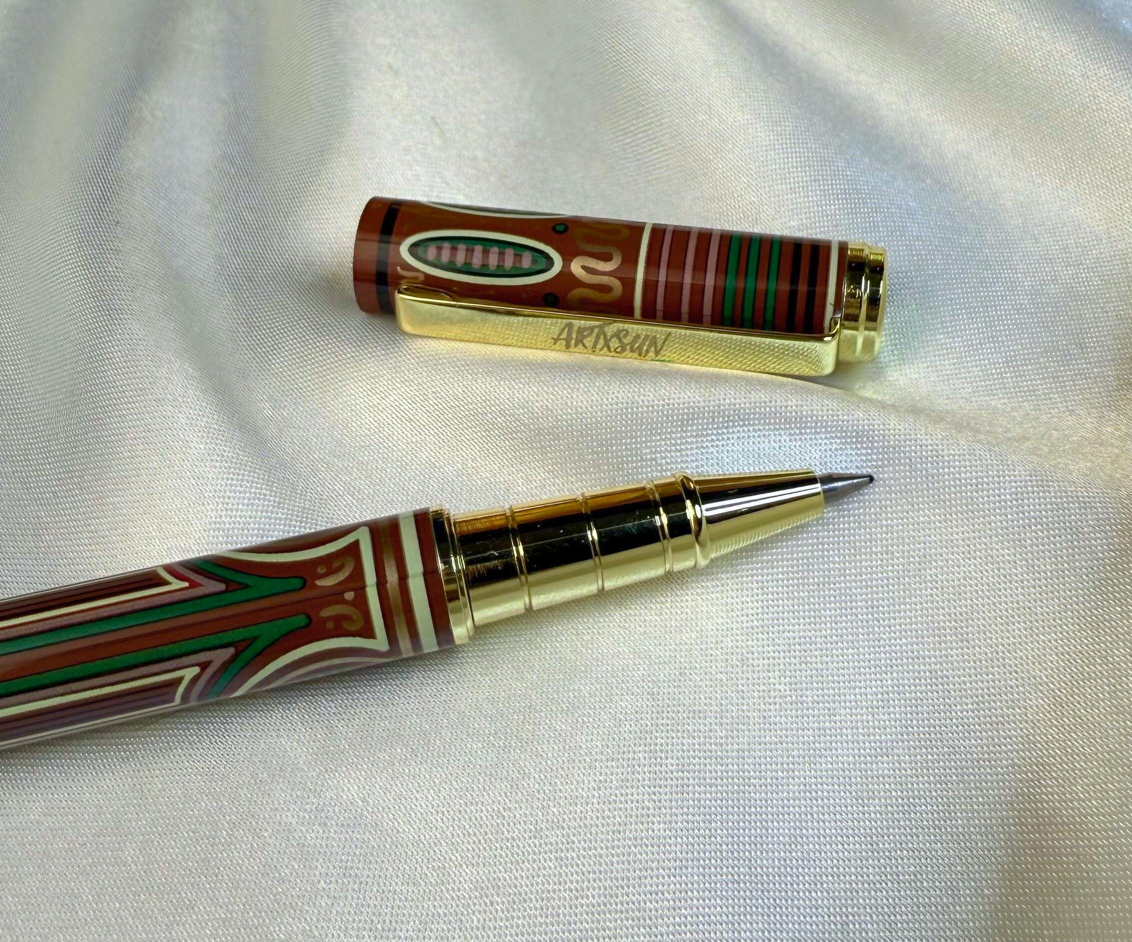 Refillable Ballpoint Pen Cinnamon Brown | Metal Ballpoint Pen With ...