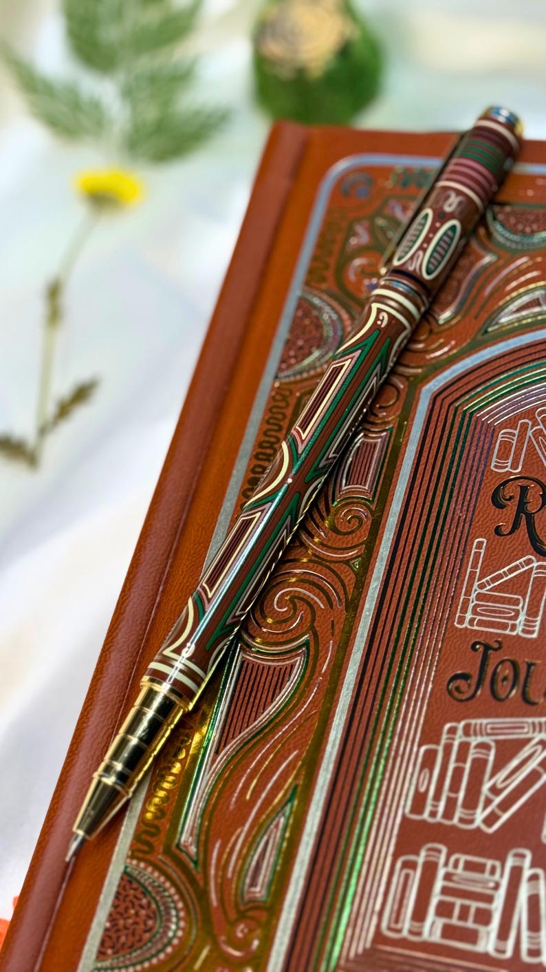 Reading Journal Bundle Cinnamon Brown | Beautiful Gold Foil Book ...