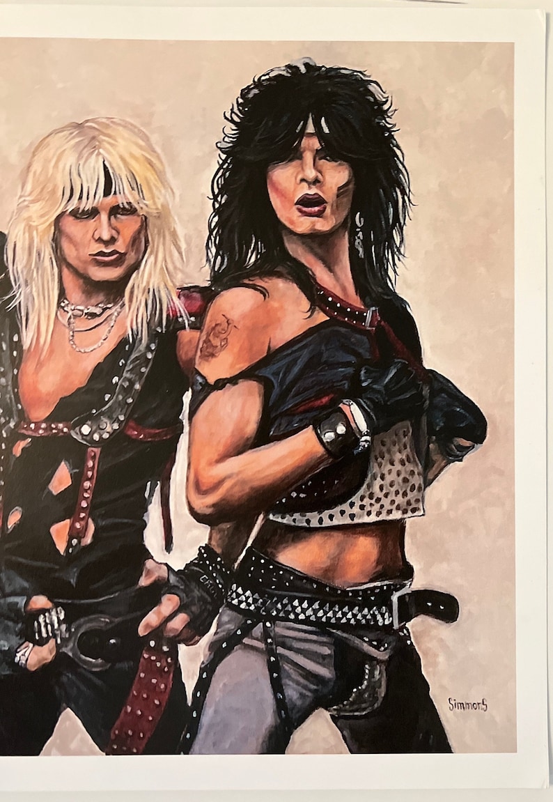 Motley Crue Art Print “shout” - Etsy