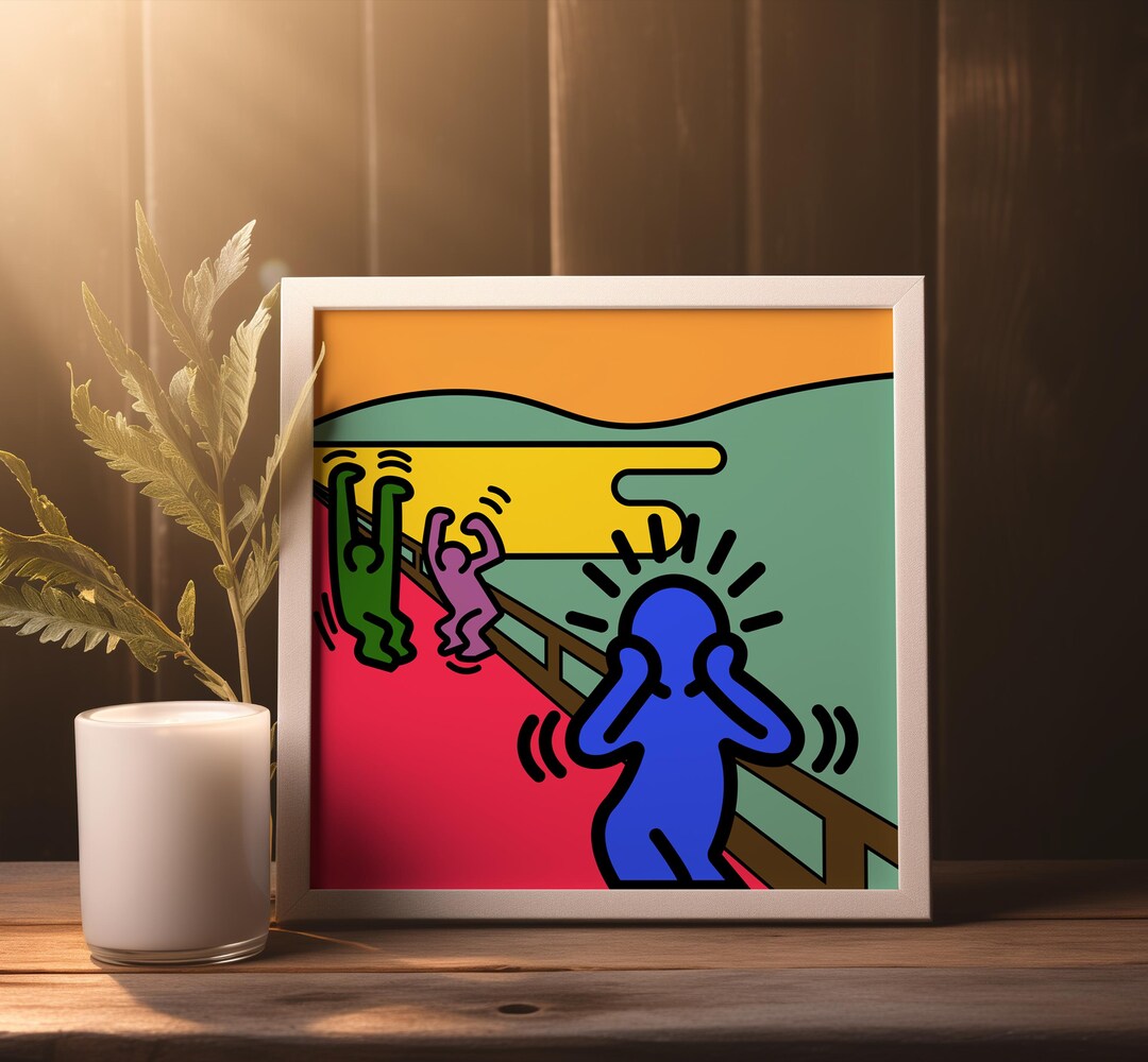 The Scream - Pop Art, Digital Poster – Wall Art, High-resolution ...