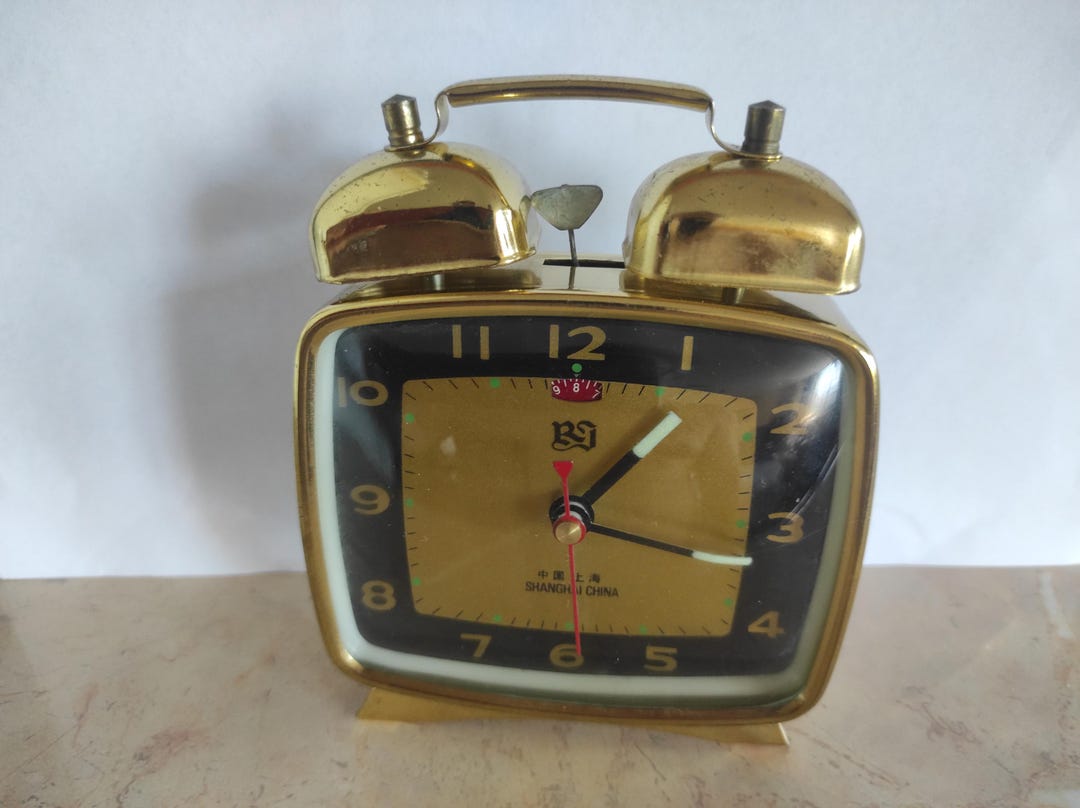 Vintage China Alarm Clock// Shanghai China // Vintage Alarm Clock ...