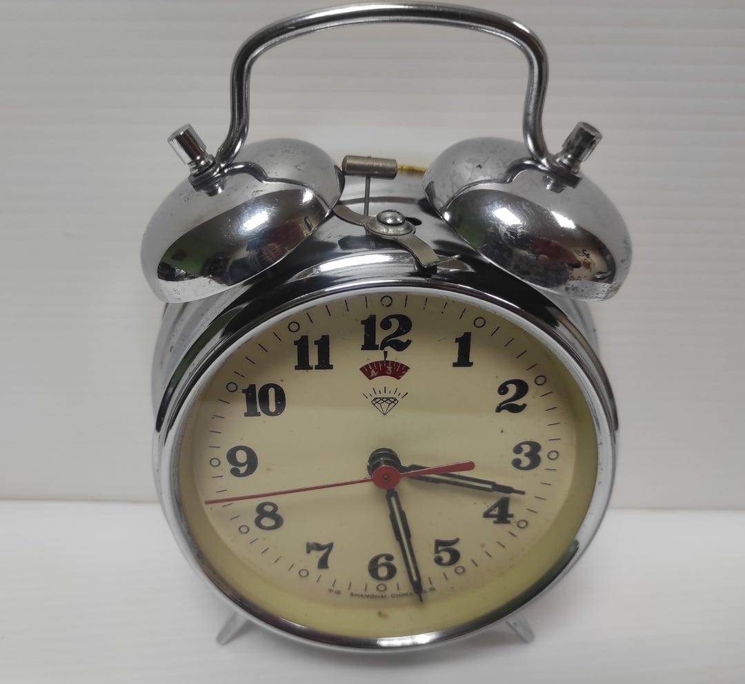 Vintage Diamond Shanghai Mechanical Alarm Clock - Working Condition - Etsy