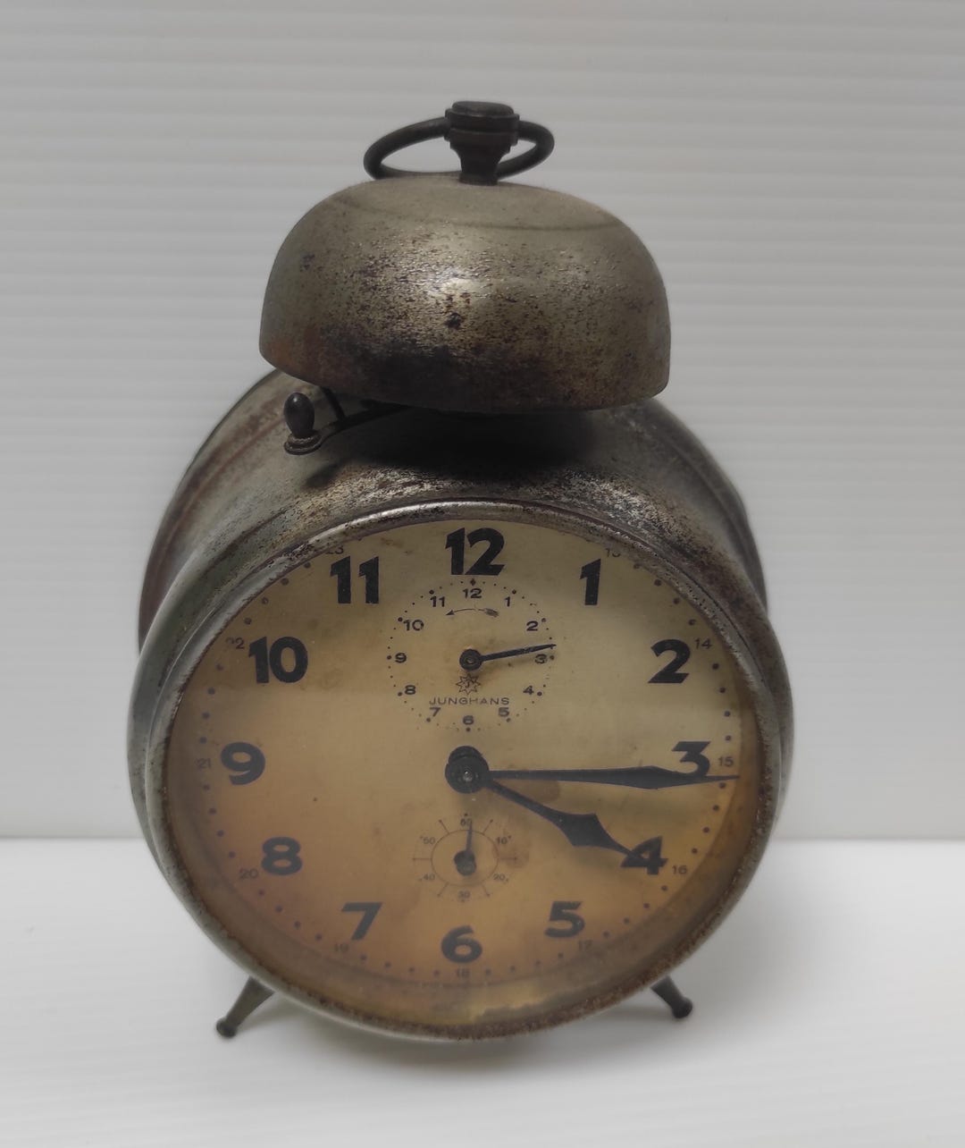 RARE Vintage Junghans Alarm Clock: Retro German Mechanical Clock ...