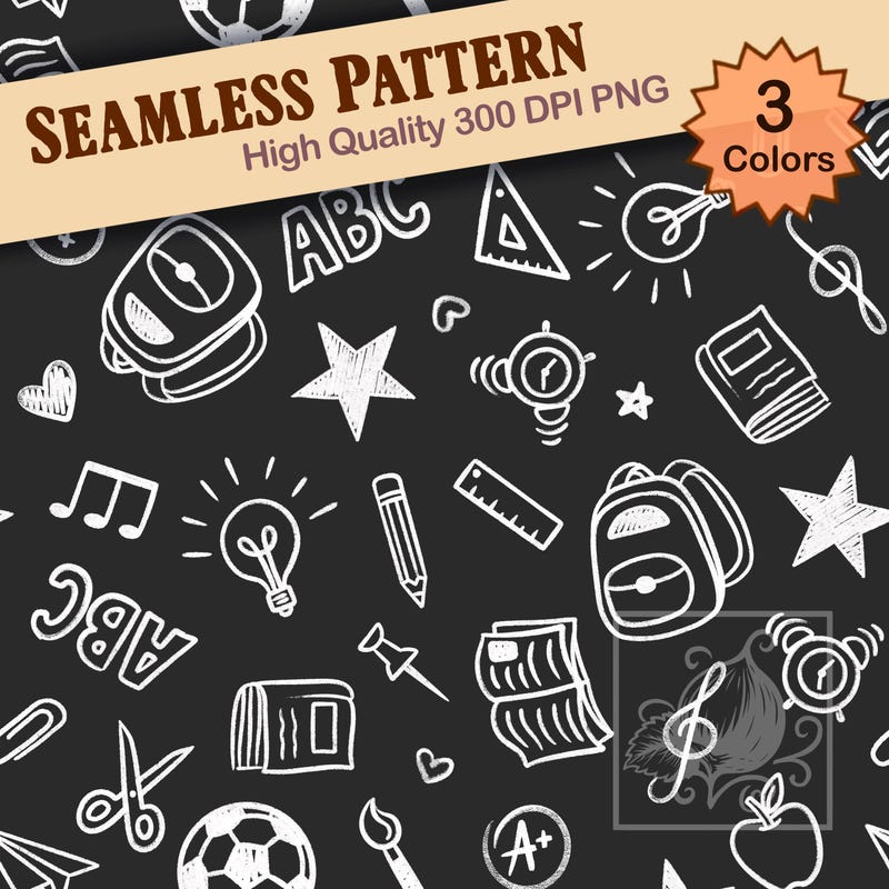 Chalkboard Doodles - Etsy