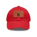 Steer Cap With Leather Patch - Etsy
