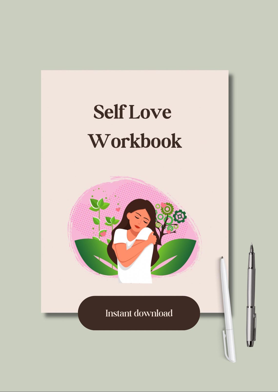 Self-love Workbook: Mindfulness & Affirmations (digital PDF) - Etsy