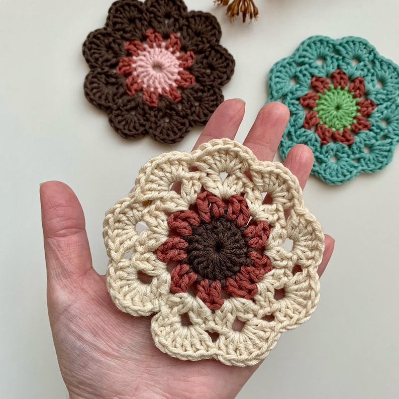 Flower Coaster Crochet Pattern: Beginner-friendly PDF (digital Download ...