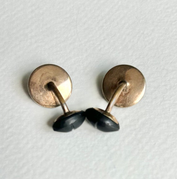Antique Victorian Cufflinks, Late 1800s - Gem