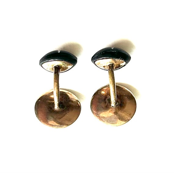 Antique Victorian Cufflinks, Late 1800s - Gem