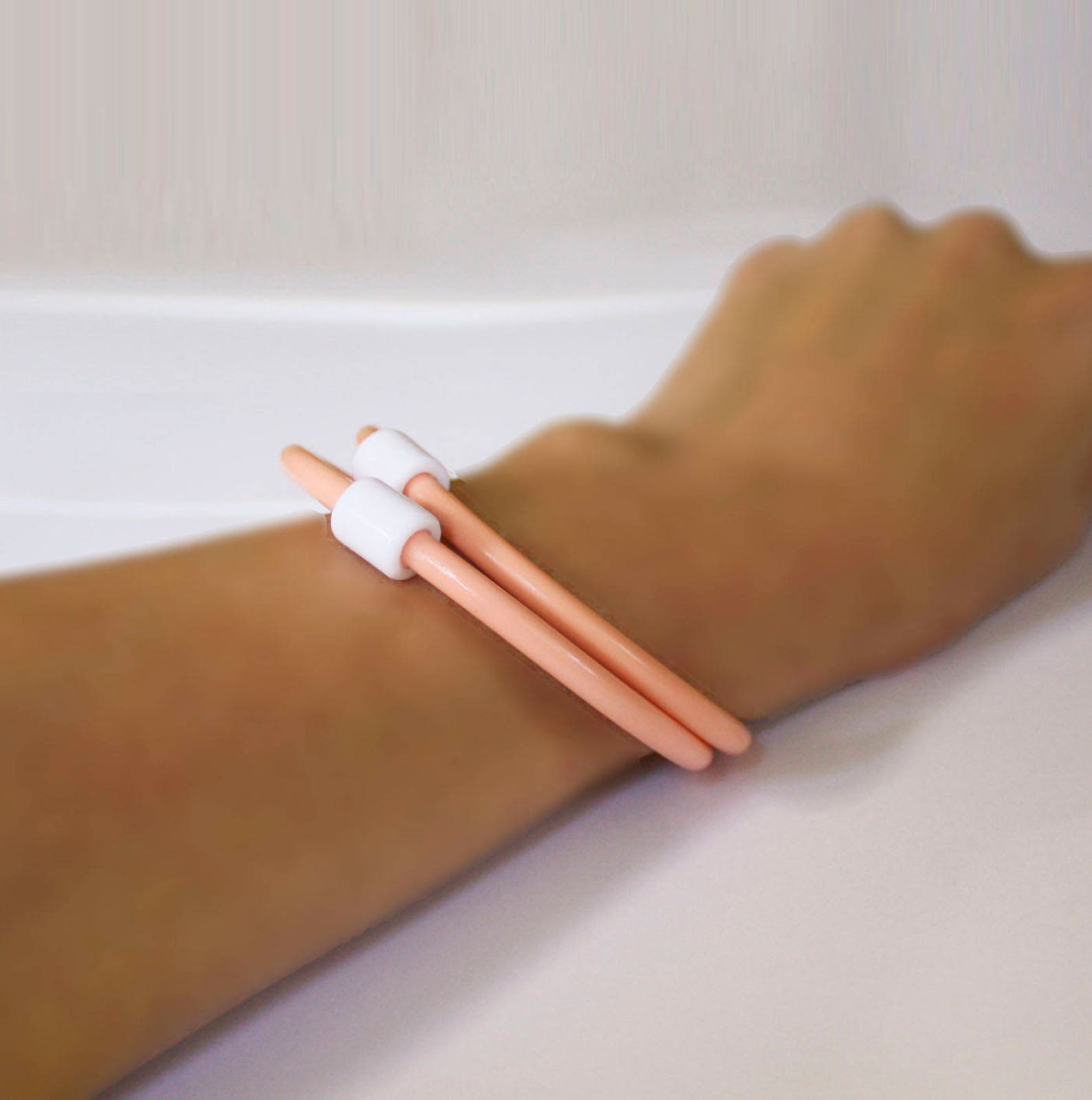 Re-purposed Pink Plastic Bracelets - Etsy
