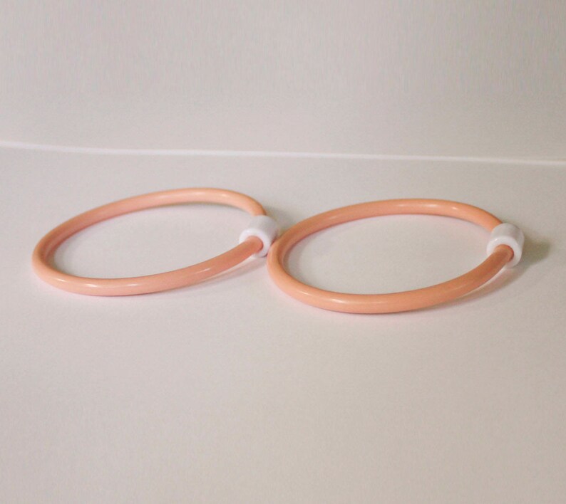 Re-purposed PInk Plastic Bracelets | Etsy