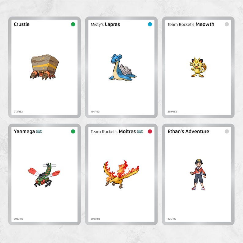 Printable Pokémon Destined Rivals Placeholder Cards | Full 244 Set ...