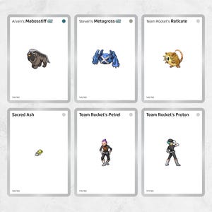 Printable Pokémon Destined Rivals Placeholder Cards | Full 244 Set ...
