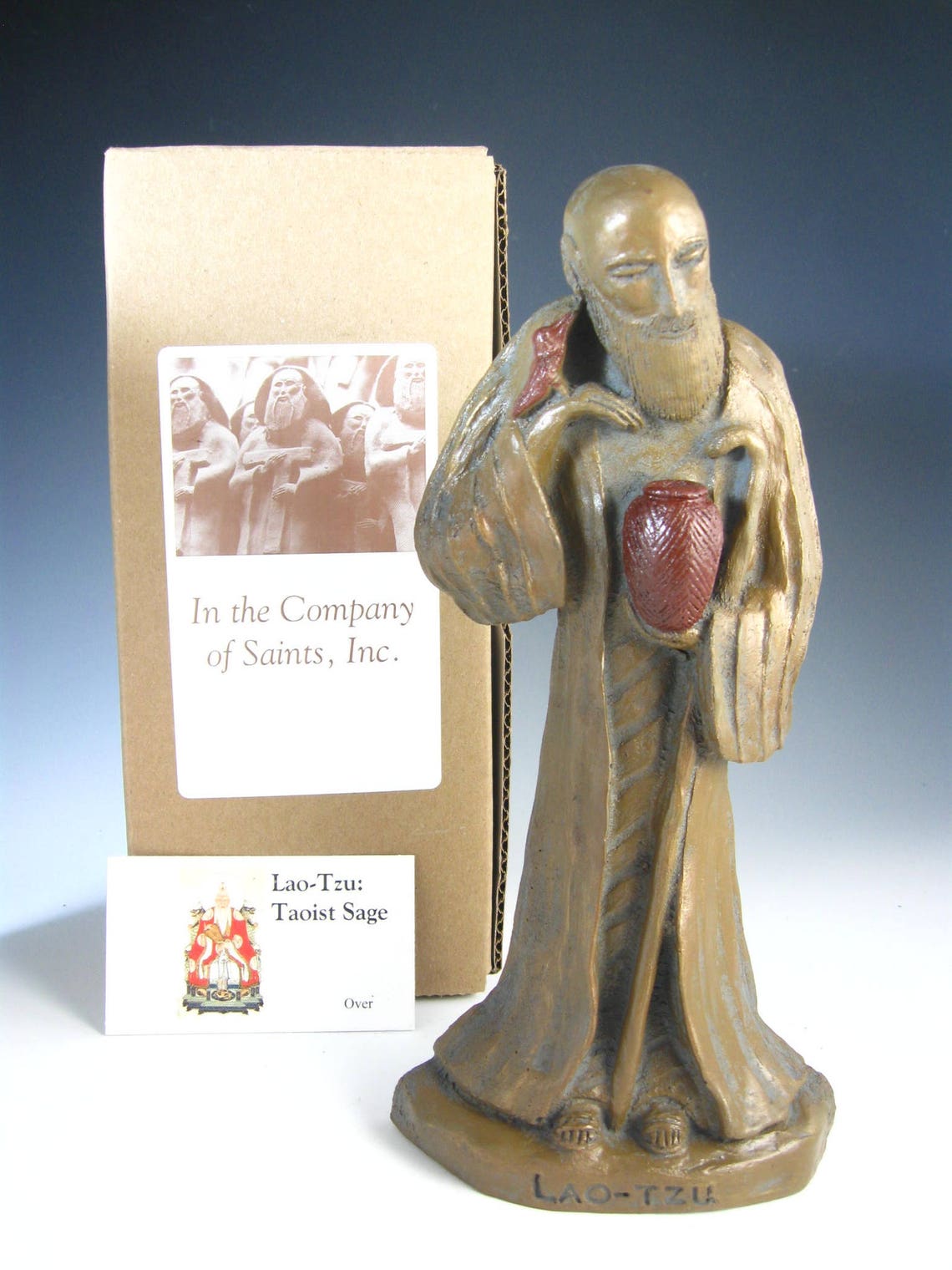 Handmade Lao-tzu Statue: Taoist Sage - Etsy