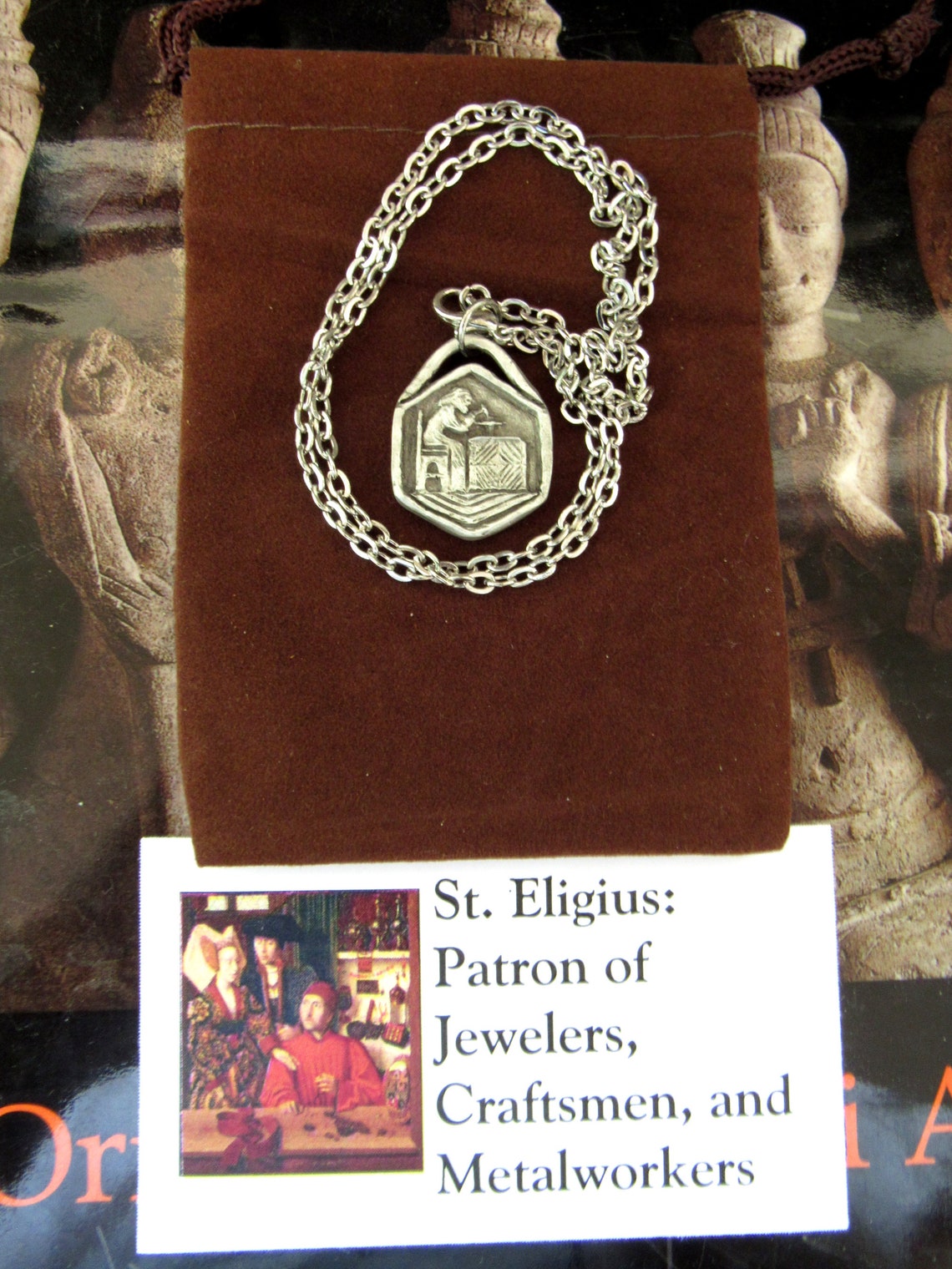 St. Eligius: Patron of Jewelers / Metalworkers Handmade - Etsy