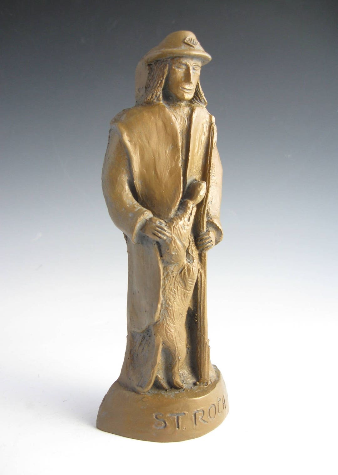 St. Roch, Patron of Dogs and Dog-lovers, Handmade Statue - Etsy