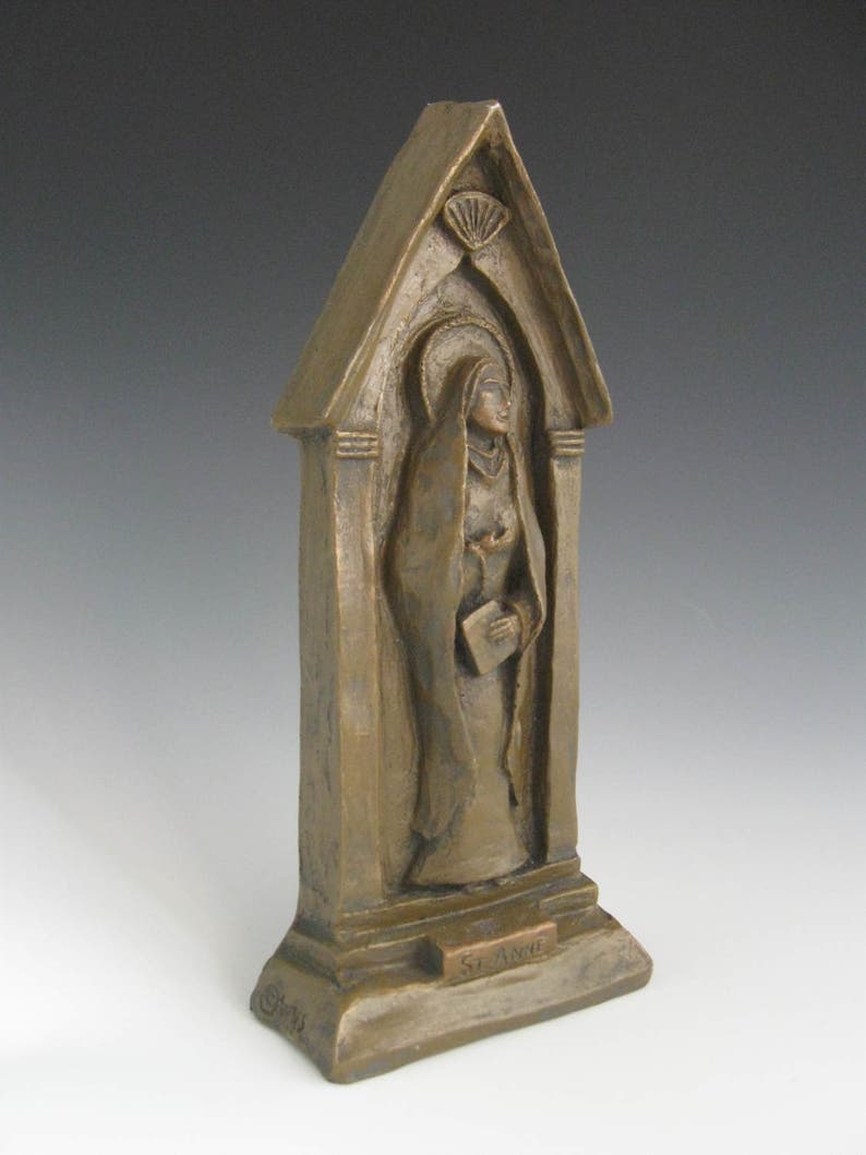 Patron of Grandmothers: St. Anne, Handmade Statue (large Size) - Etsy