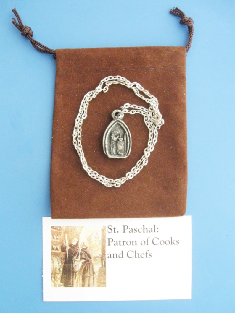 St. Paschal, Patron of Cooks and Chefs, Handmade Pendant/necklace - Etsy