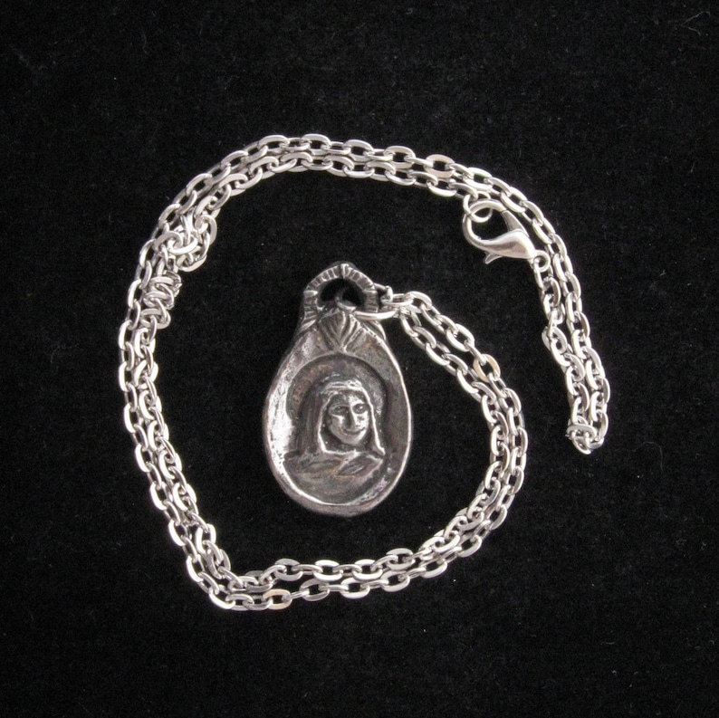 Handmade St. Monica Medal: Patron of Mothers and for Patience - Etsy