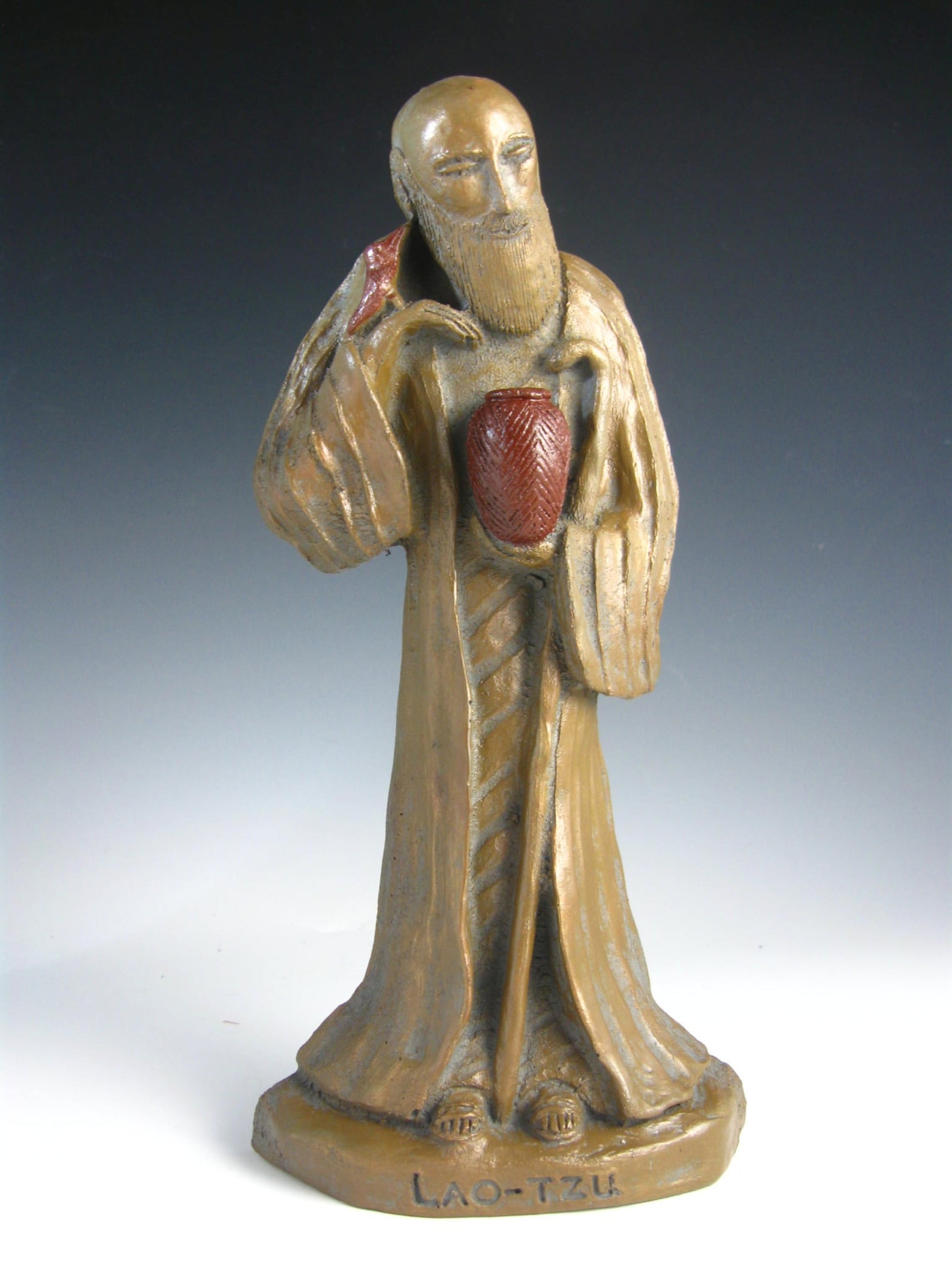 Handmade Lao-tzu Statue: Taoist Sage - Etsy