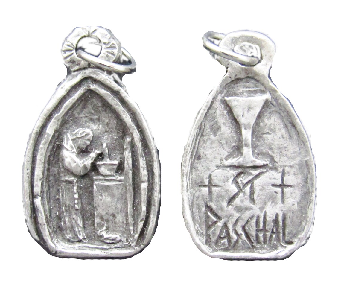 St. Paschal Patron of Cooks and Chefs Handmade Medal | Etsy