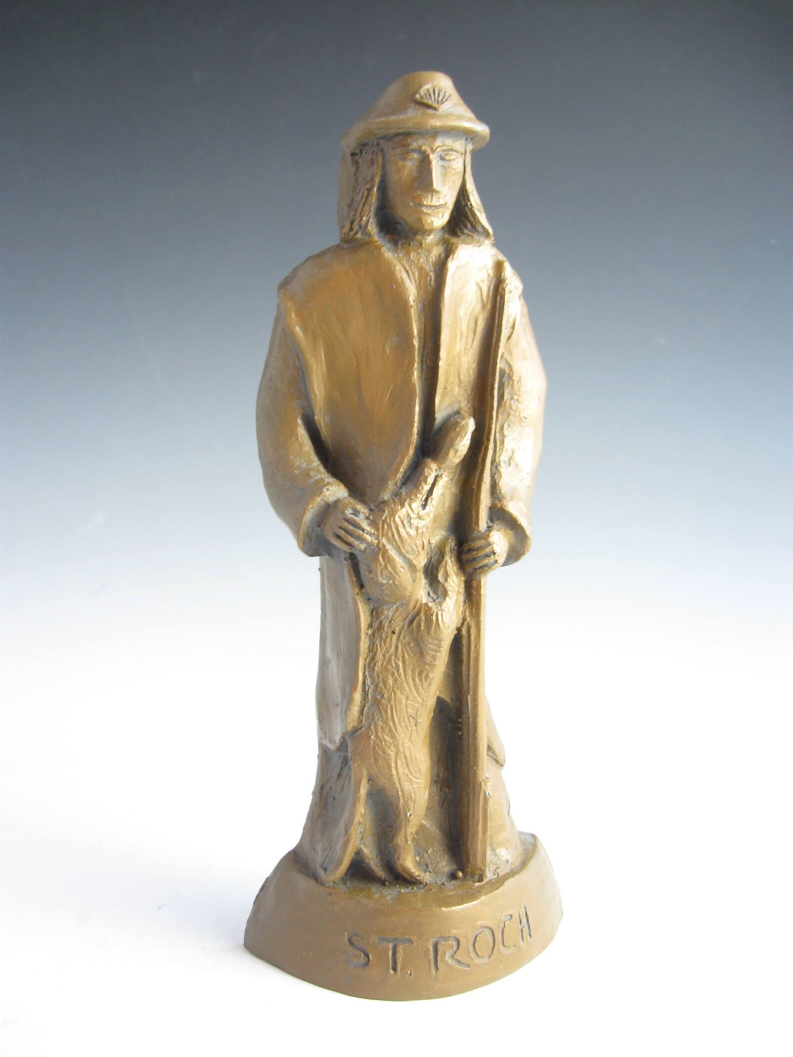St. Roch, Patron of Dogs and Dog-lovers, Handmade Statue - Etsy