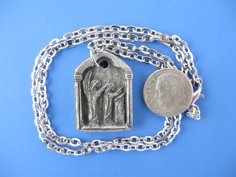 Guardian Angel/protector of Teachers Handmade Necklace | Etsy