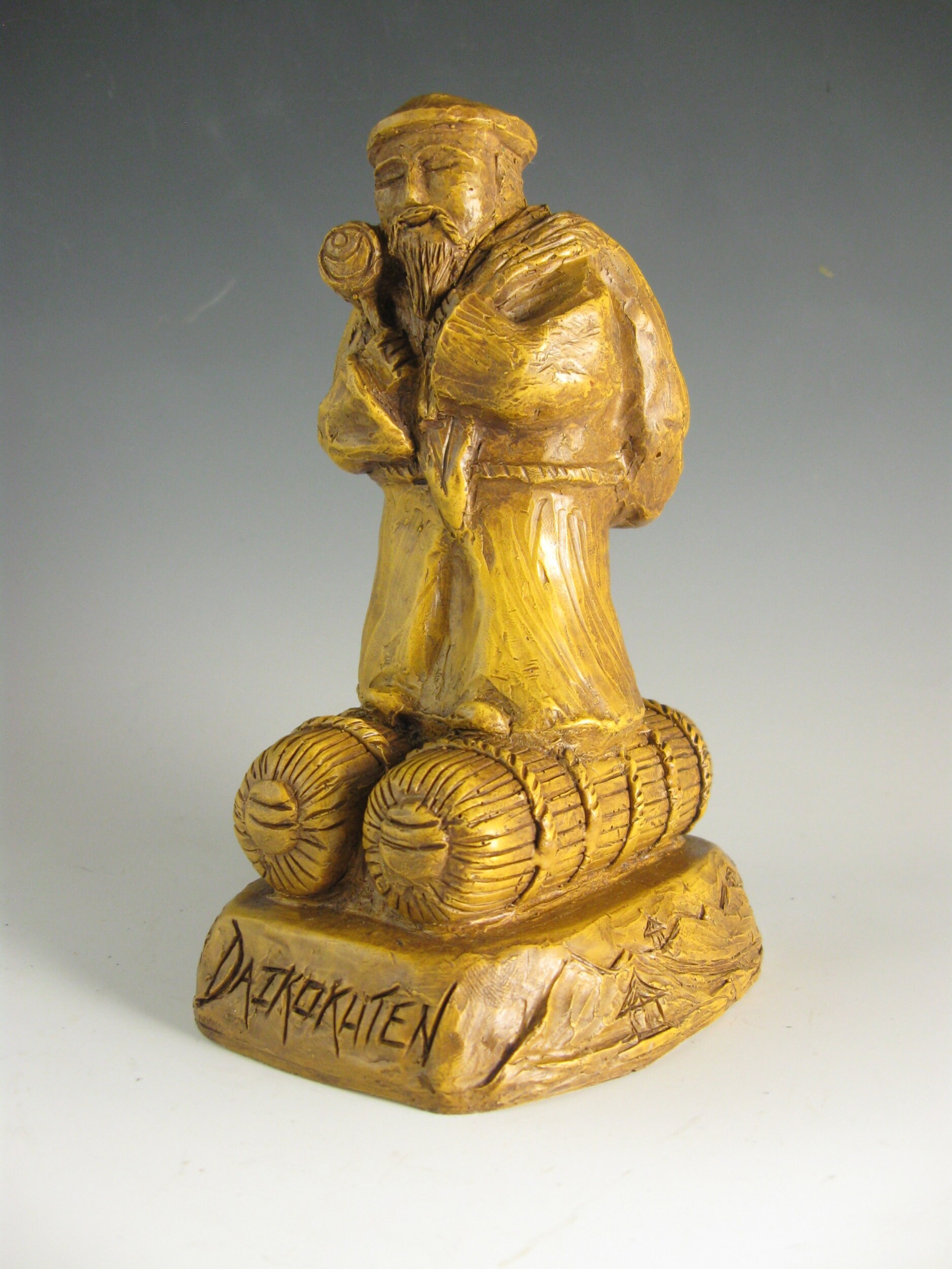 Handmade Statue of Daikokuten: Kitchen God and Companion to | Etsy