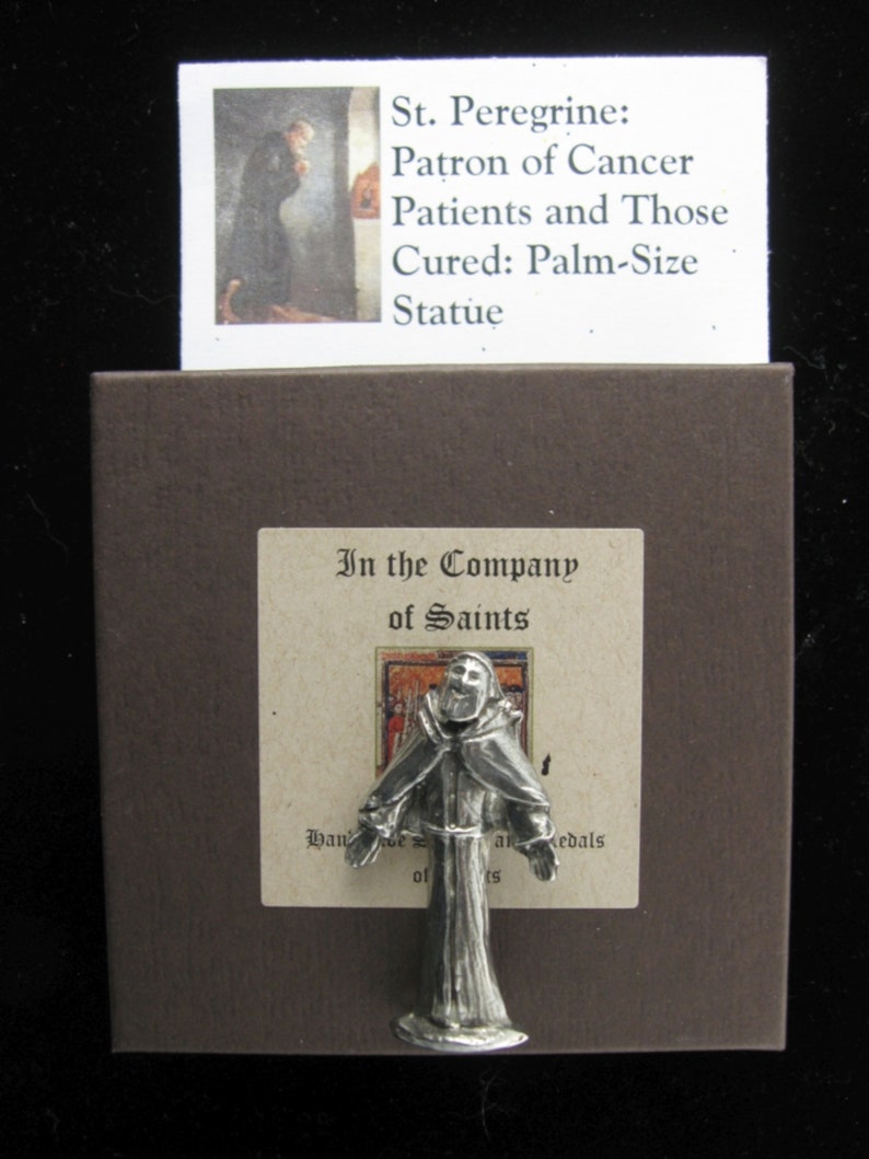 St Peregrine, Patron of Cancer Patients and Those Cured, Palm-size ...