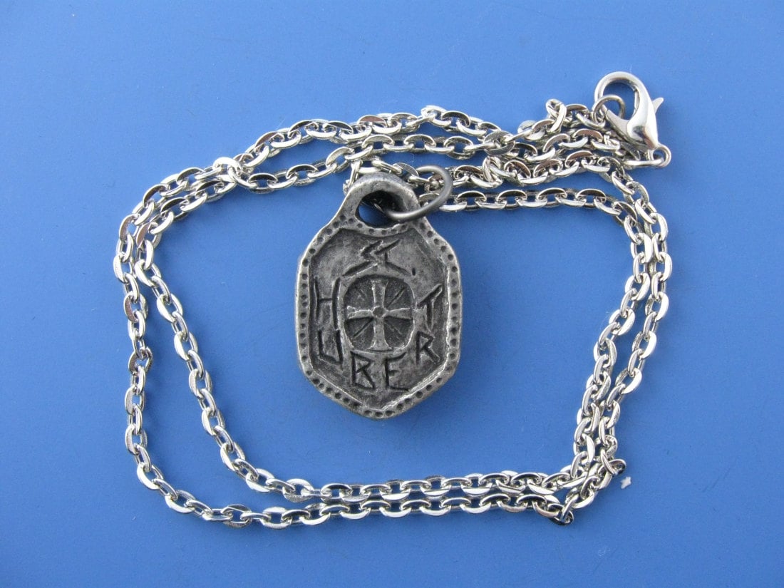 St. Hubert Patron of Hunters Handmade Necklace | Etsy