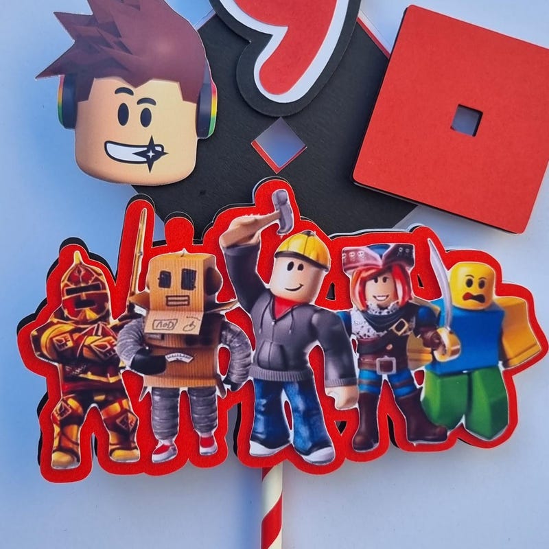 Roblox Cake Topper - Etsy UK