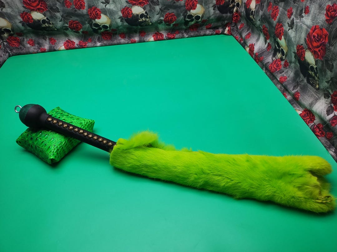 Green Rabbit Flogger - Etsy