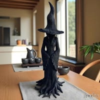 Halloween Witch, Witch, Ceramic Melting Witch, Handcrafted Witch ...