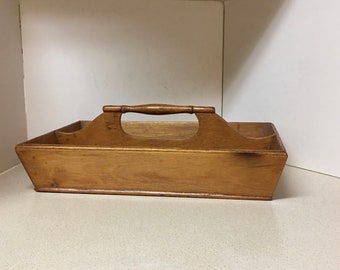 Antique Silverware Caddy - Etsy