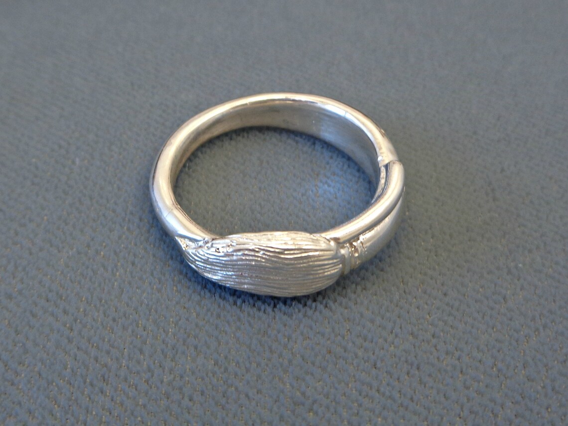 Sterling Silver Paintbrush Ring - Etsy