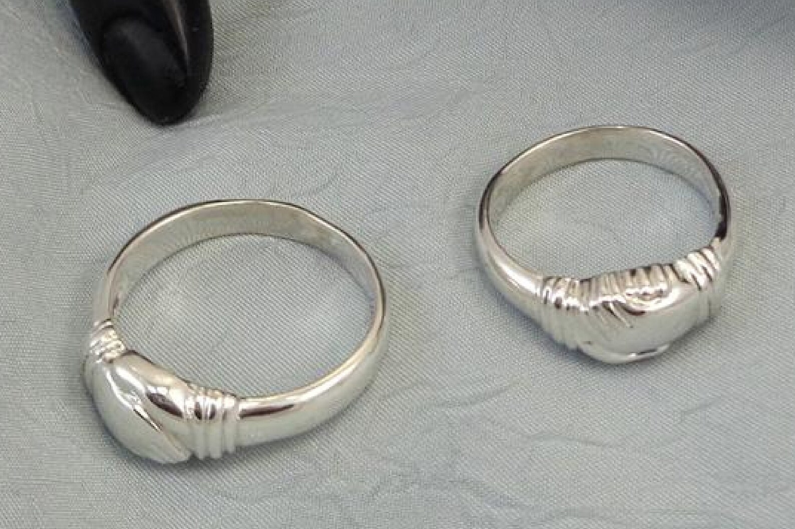 Sterling Silver Hand Ring - Etsy
