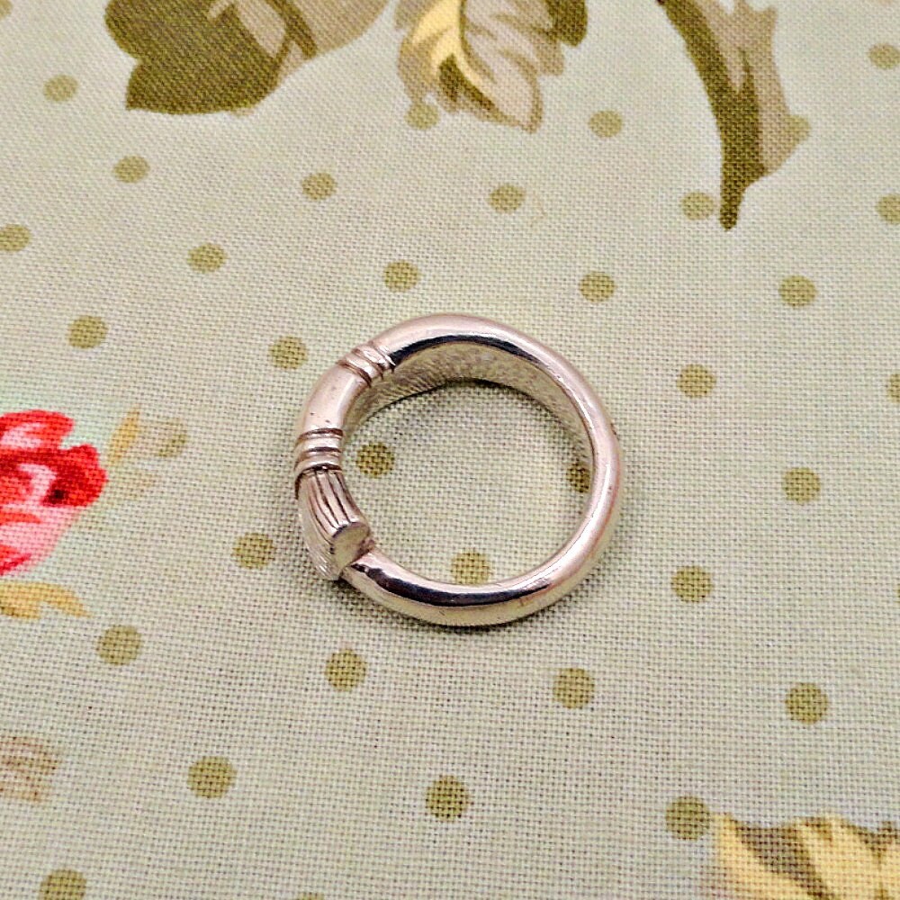 Sterling Silver Paint Brush Ring - Etsy