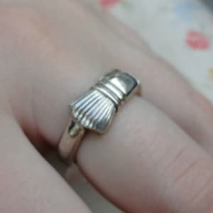 Sterling Silver Paint Brush Ring - Etsy