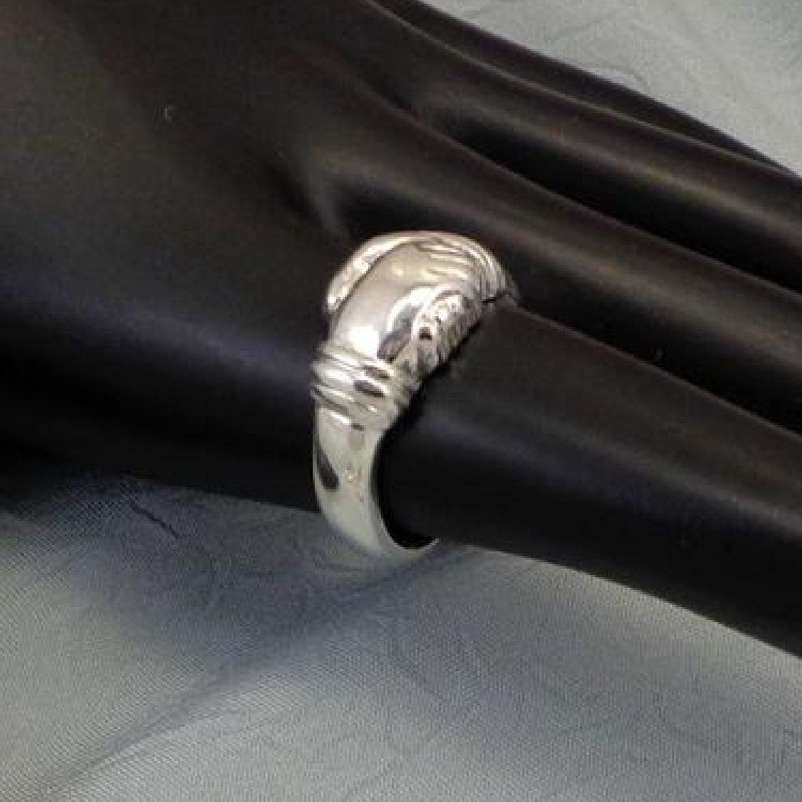 Sterling Silver Hand Ring - Etsy