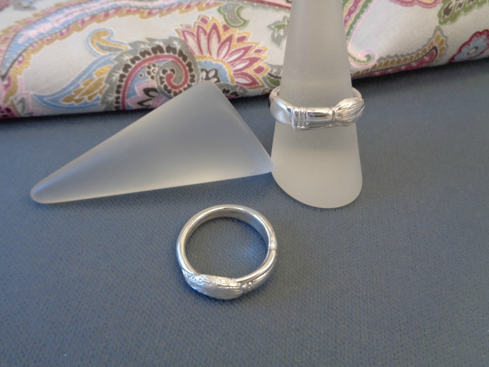 Sterling Silver Paintbrush Ring - Etsy