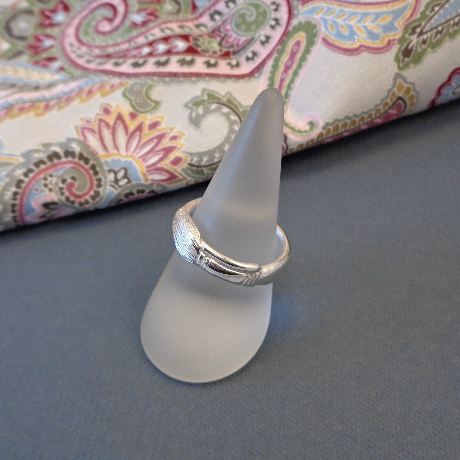 Sterling Silver Paintbrush Ring - Etsy