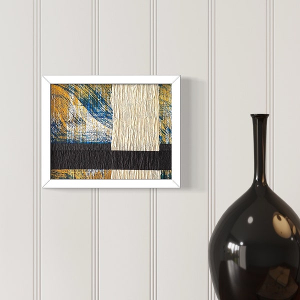 Paper Collage Wall Art - Etsy