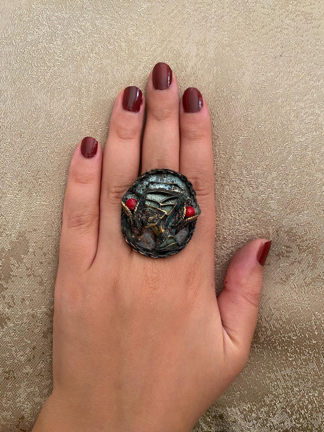 Queen Nefertiti Handmade Ring Made in Egypt , Rare Jewlery - Etsy