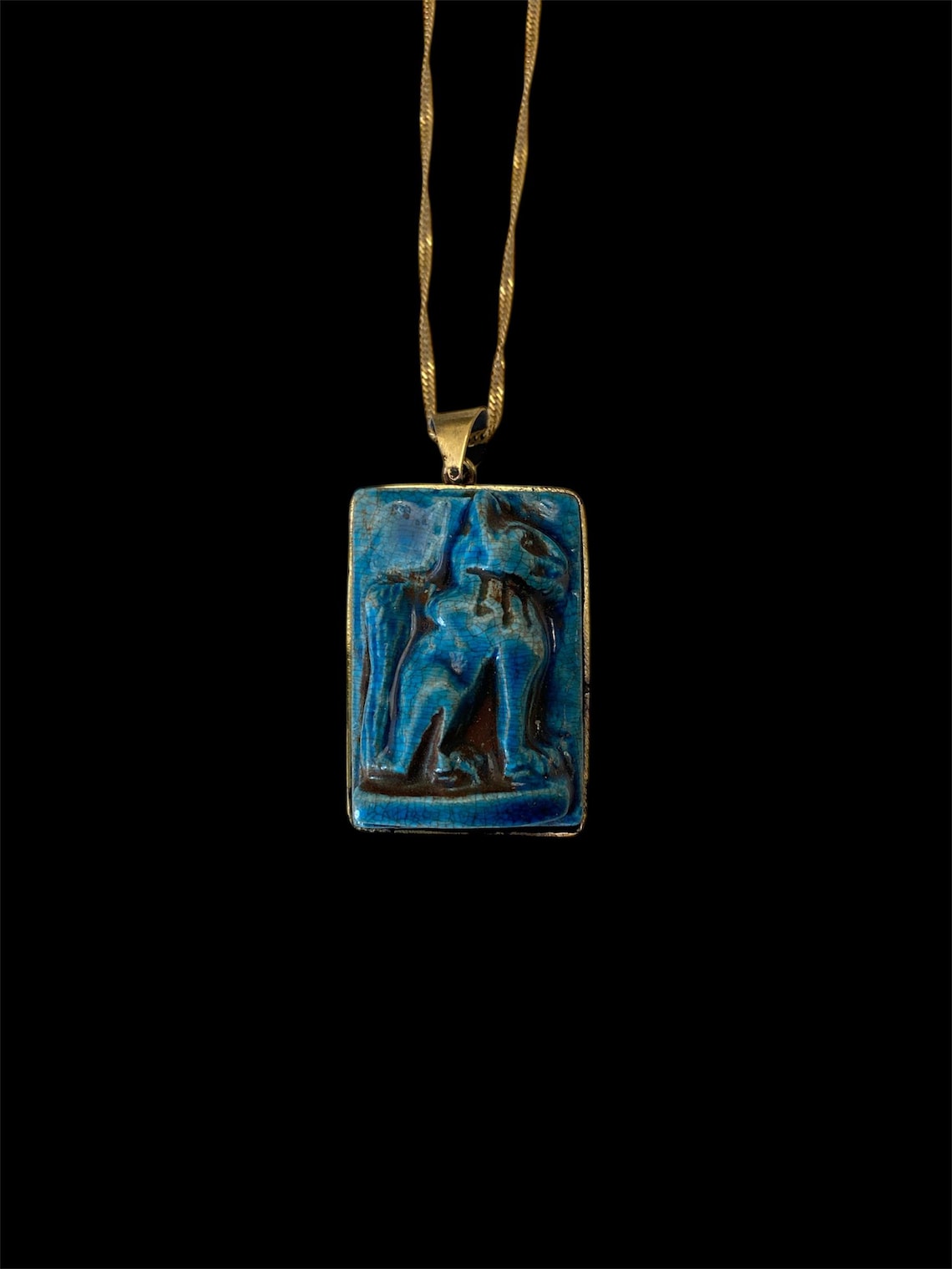 Egyptian Cat Goddess Bastet Amulet Made in Egypt , Cat Lovers Gift - Etsy