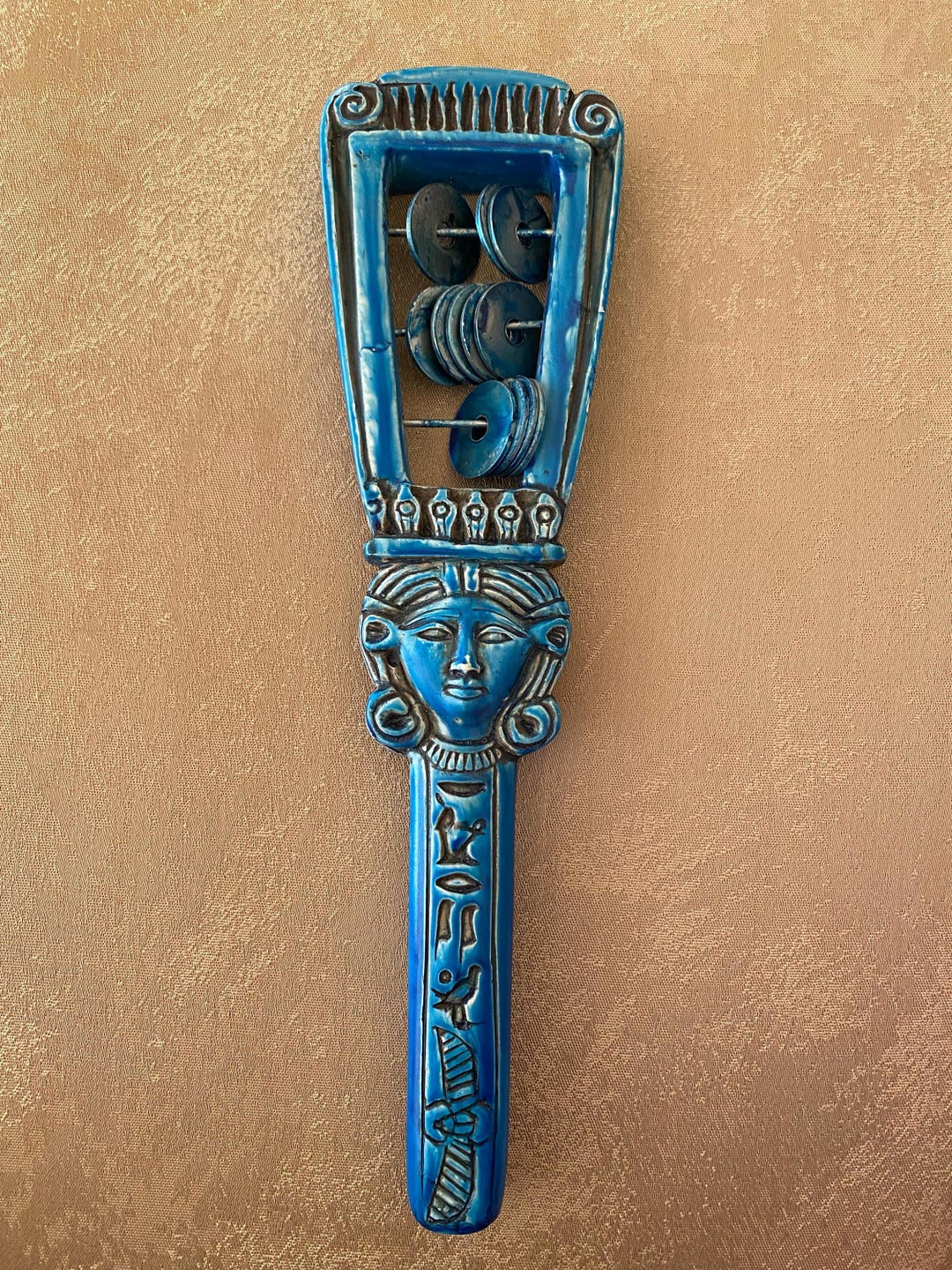 Ancient Egyptian Healing Musical Instrument Sistrum of Goddess Hathor ...