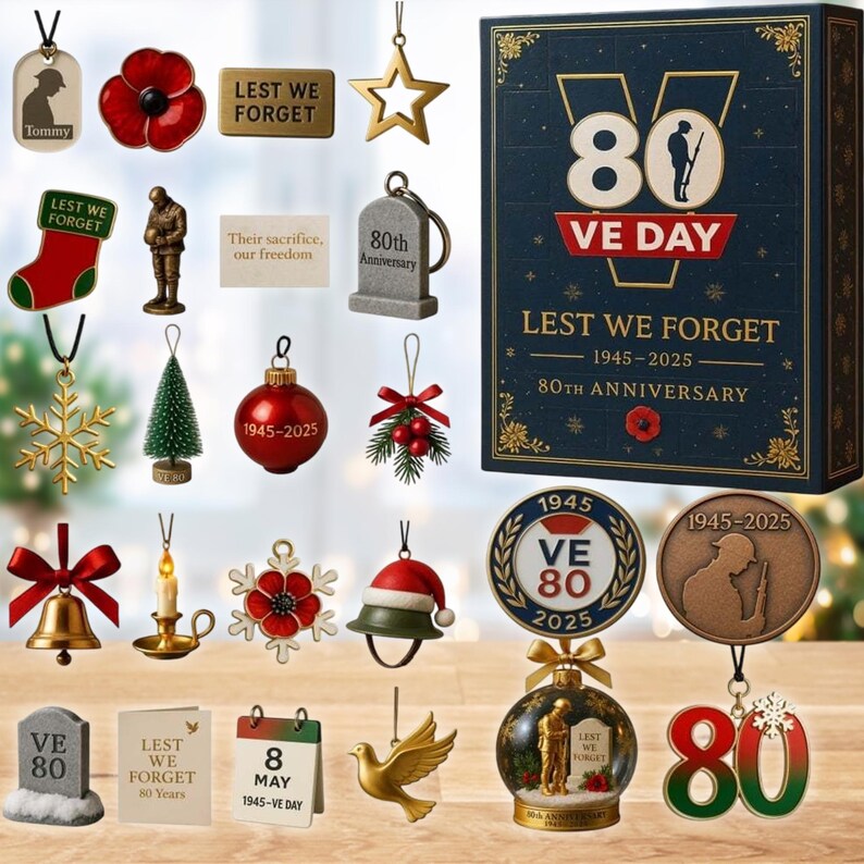 80th Anniversary Remembrance Countdown Calendar, Lest We Forget Soldier ...